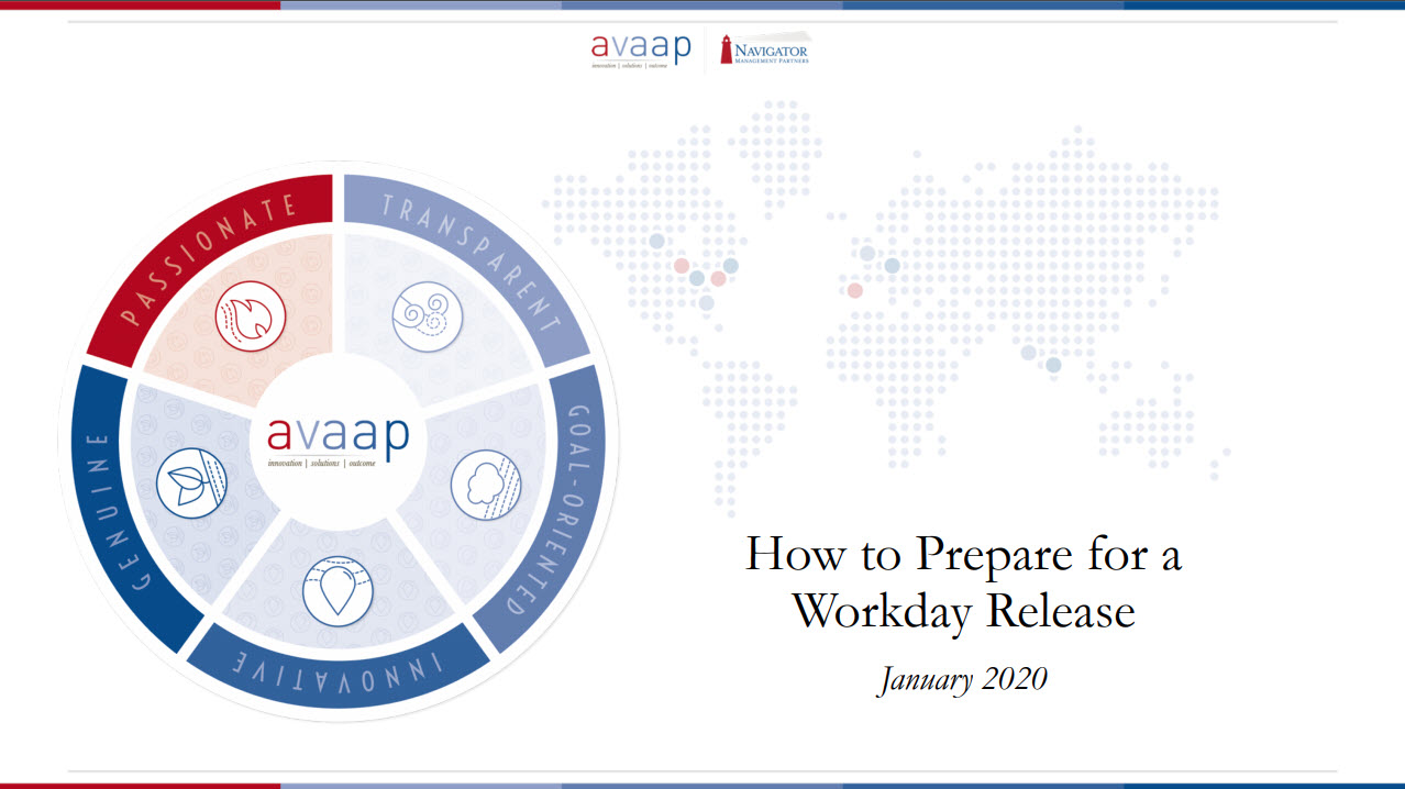 How to Prepare for a Workday Release - Avaap How to Prepare for a Workday Release - Avaap