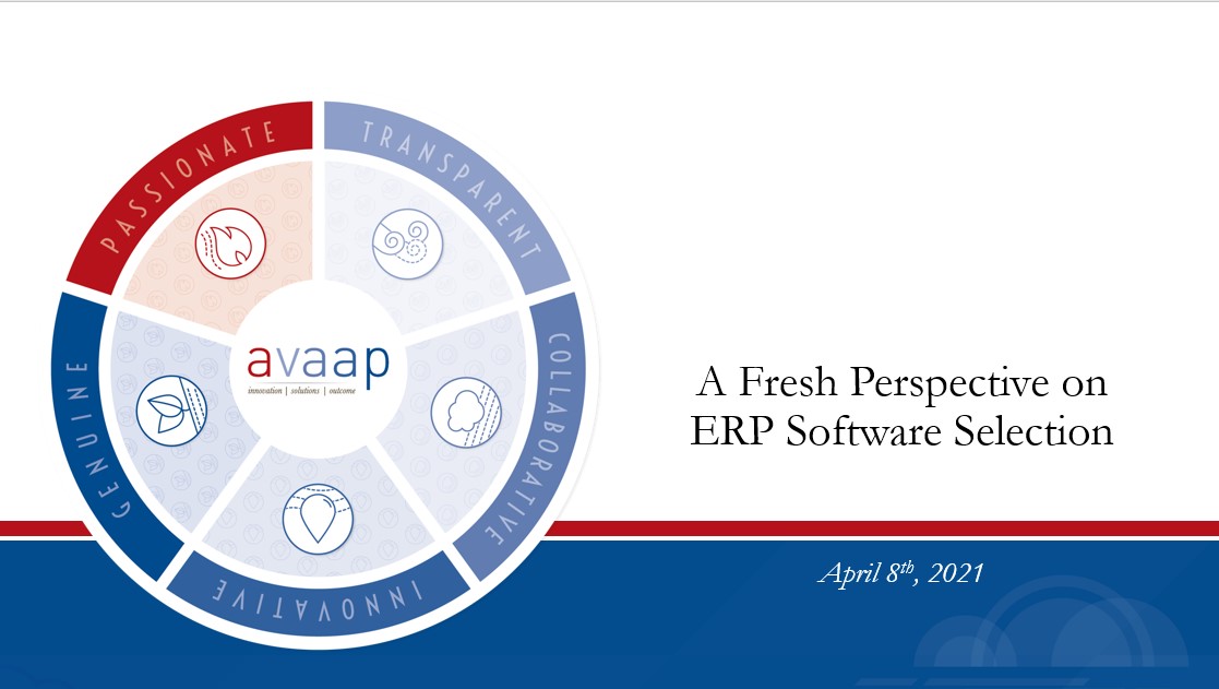 A Fresh Perspective on ERP System Selection (PDF) | Avaap